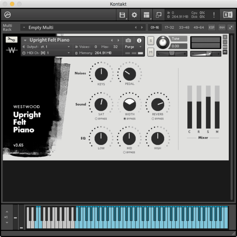 Westwood Instruments "Upright Felt Piano" [Free] - makou's peephole