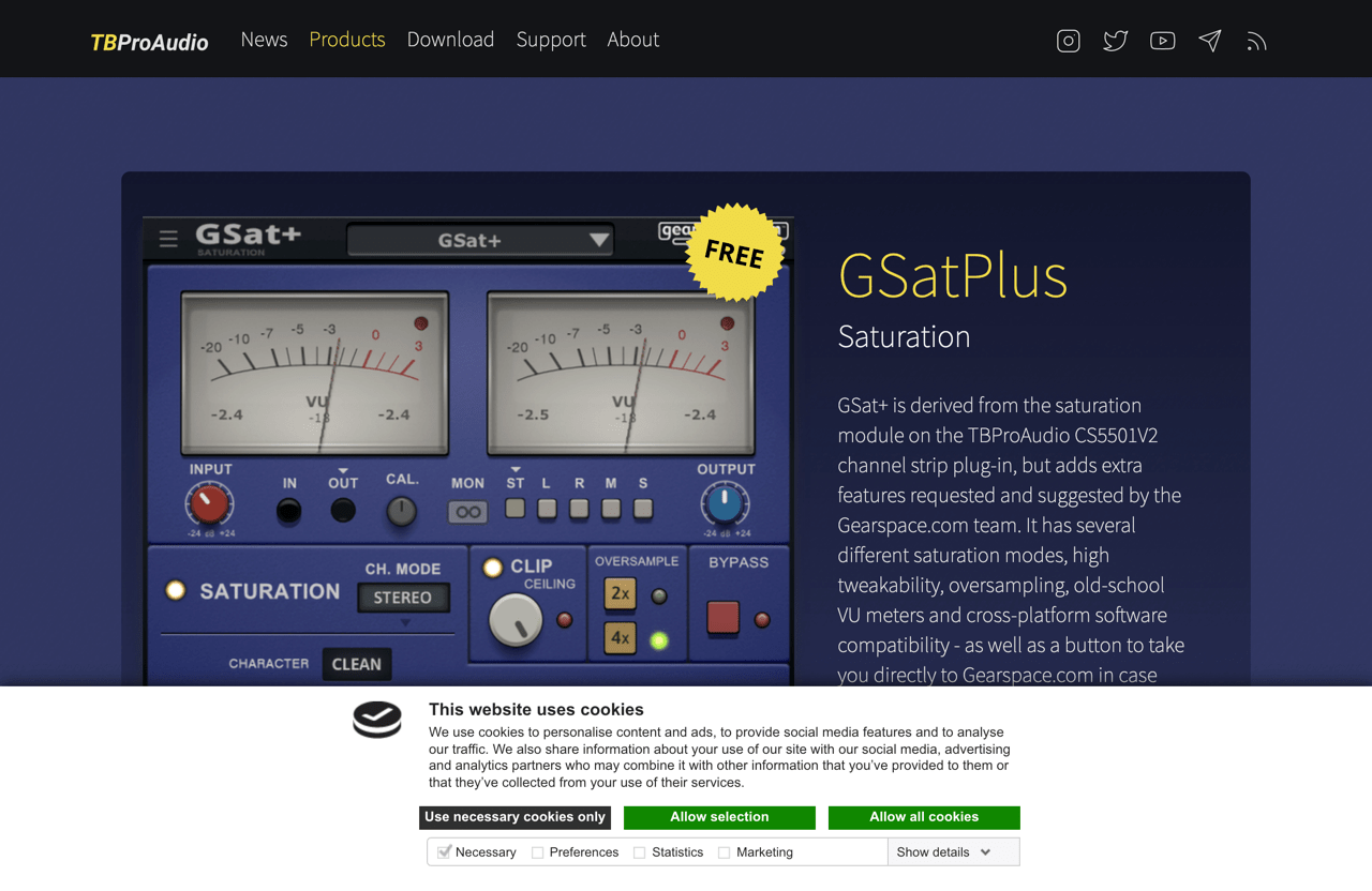 TBProAudio "GSatPlus" [Free] - makou's peephole