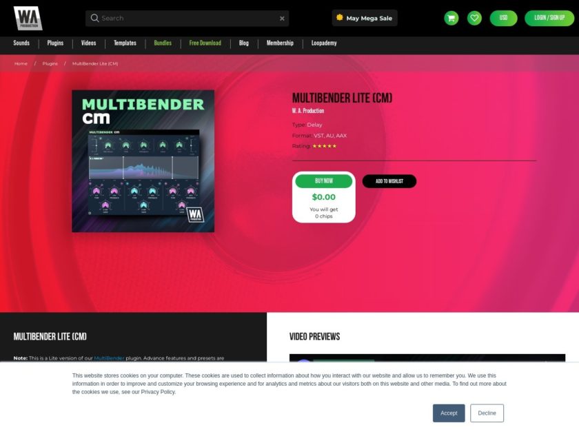 W.A. Production "MultiBender Lite" [Free] - makou's peephole