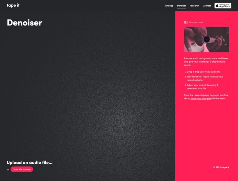 tape it "Denoiser" [Free] - makou's peephole