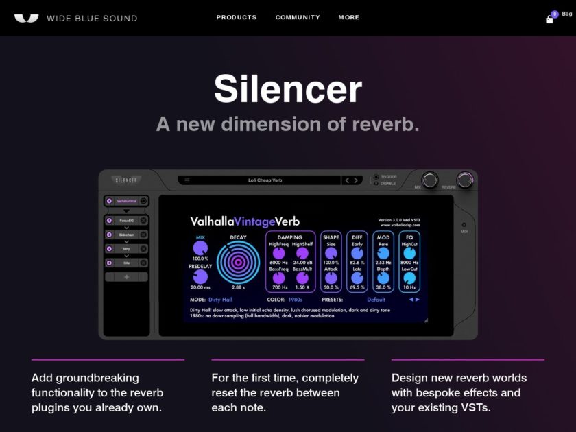 Wide Blue Sound "Silencer" - makou's peephole