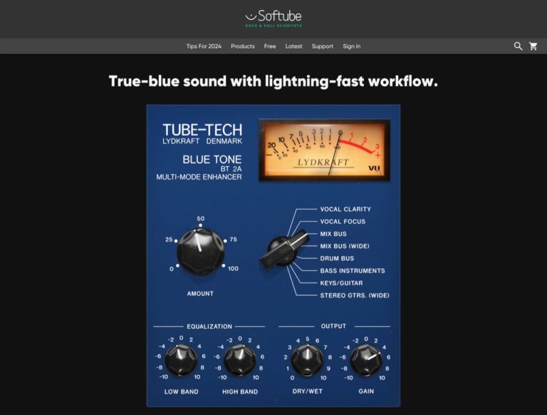 Softube "Tube-Tech Blue Tone" - makou's peephole