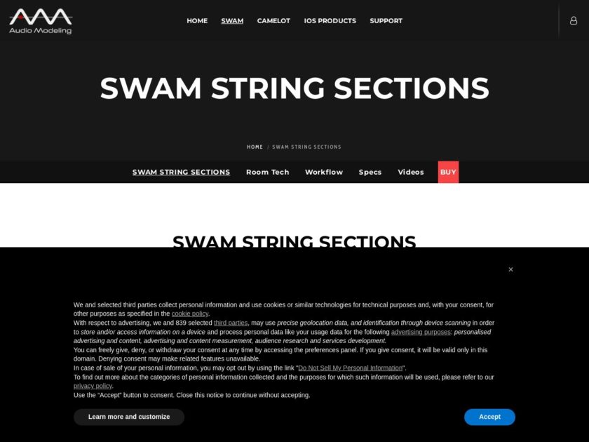 Audio Modeling "SWAM STRING SECTIONS" - makou's peephole