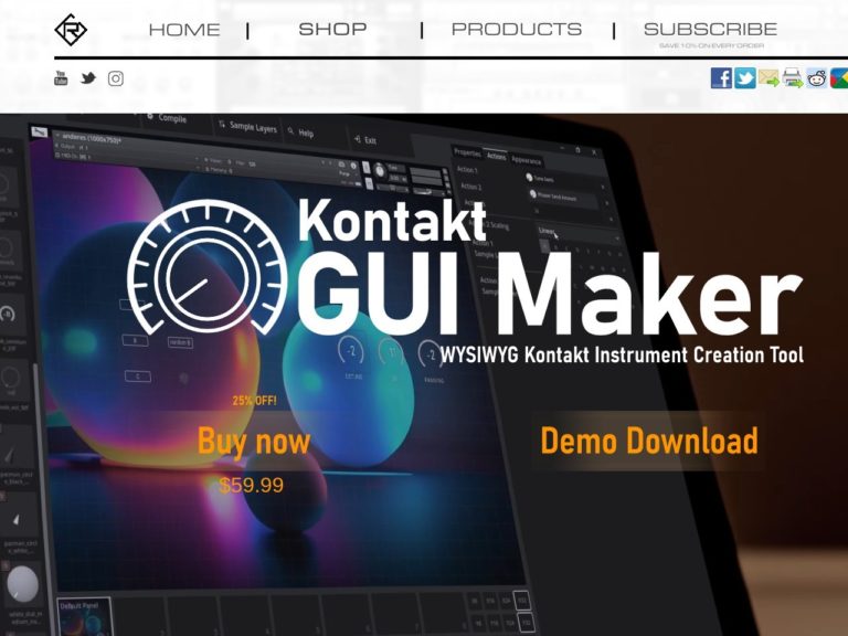 Kontakt GUI Maker がリニューアル - makou's peephole