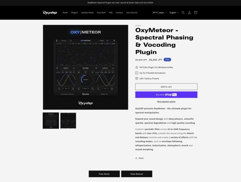 oxydsp "OxyMeteor" - makou's peephole