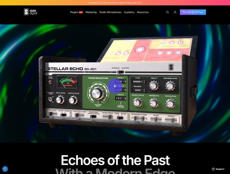 Slate Digital "Stellar Echo SD-201" - あのエコーサウンド - makou's peephole