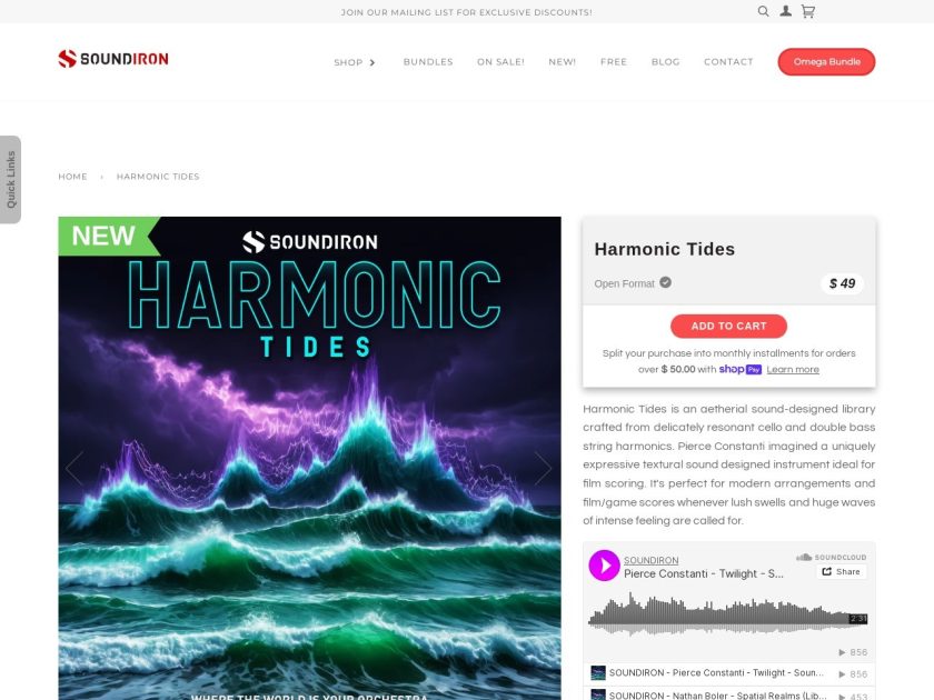 Soundiron "Harmonic Tides" - 活用はユーザー次第か - makou's peephole