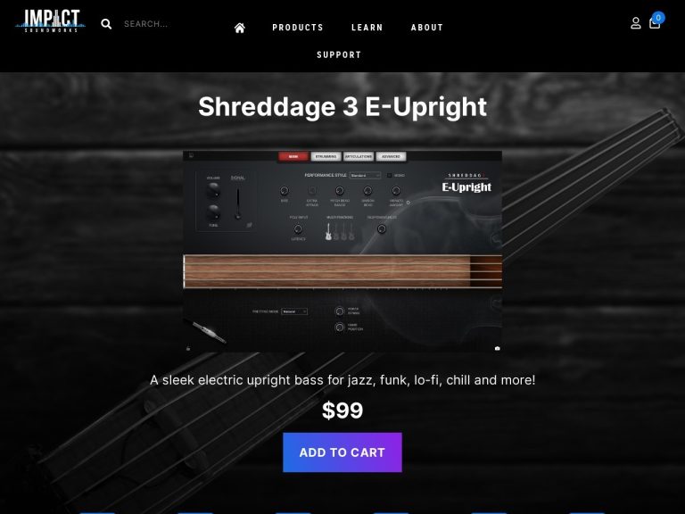 Impact Soundworks "Shreddage 3 E-Upright" - makou's peephole