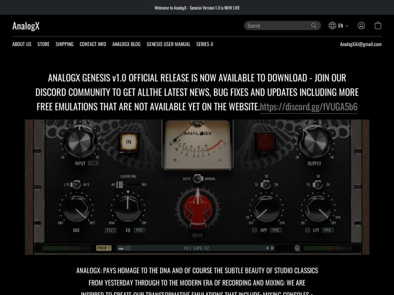 AnalogX "Genesis" - makou's peephole