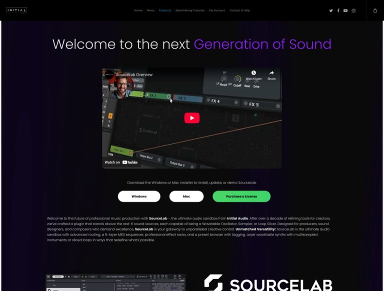 Initial Audio "Sourcelab" - makou's peephole
